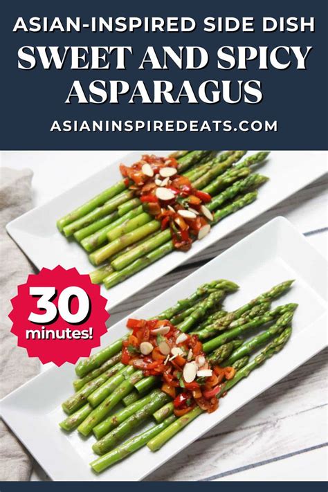 Asian Grilled Sweet And Spicy Asparagus Recipe In 2024 Asparagus