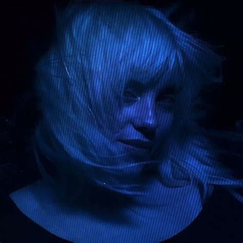 Blue Scary Video Ghosts Blue Aesthetic Horror Aesthetic  Scary
