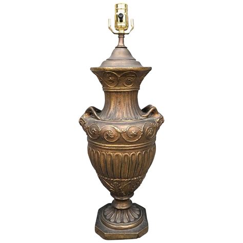 Neoclassical Chapman Italian Wood Urn Lamp At 1stdibs