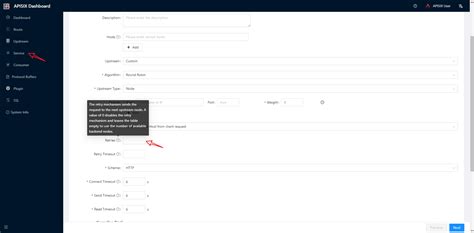 Negative Value Option Reports An Error Issue Apache Apisix Dashboard GitHub