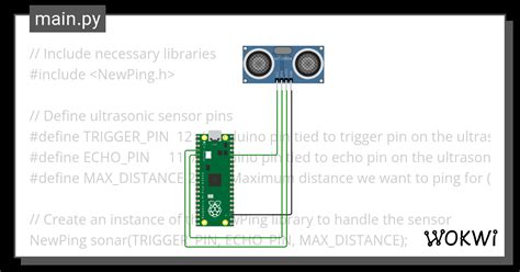 Ulra Sonic Sensor Wokwi ESP32 STM32 Arduino Simulator