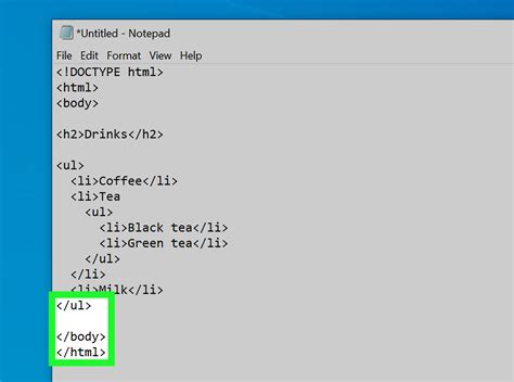 How To Create A Nested List In HTML 7 Steps With Pictures