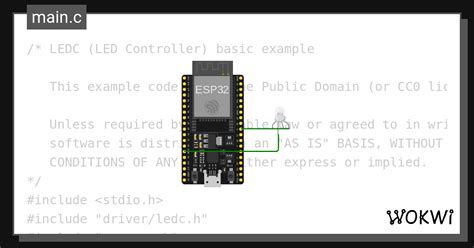 Led One Pwm Example Wokwi Esp32 Stm32 Arduino Simulator