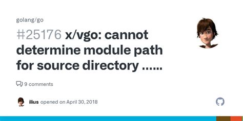 Xvgo Cannot Determine Module Path For Source Directory Outside