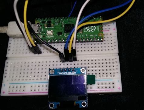 Interface Oled Display With Raspberry Pi Pico Using Micropython