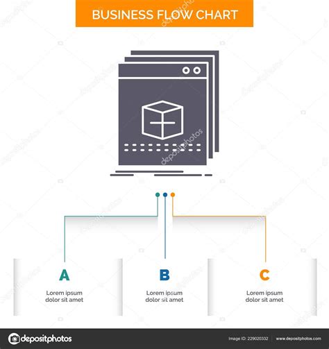 Software App Application File Program Business Flow Chart Design Steps Stock Vector By ©flatart