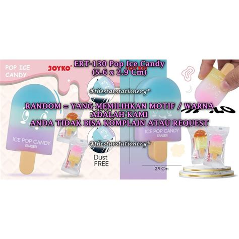 1 Piece Wholesale Joyko Ert 130 Pop Ice Candy Eraser Joyko Ert 130 Pop Ice Candy Eraser 1