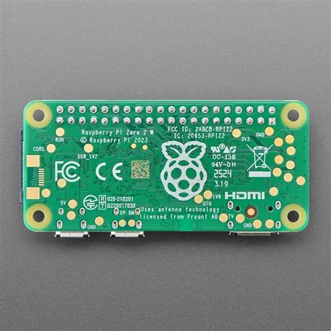 Raspberry Pi Zero 2 Wh запоен Gpio конектoр Erelement