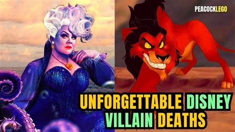 Top 5 Best Disney Villain Deaths We Cant Forget Youtube