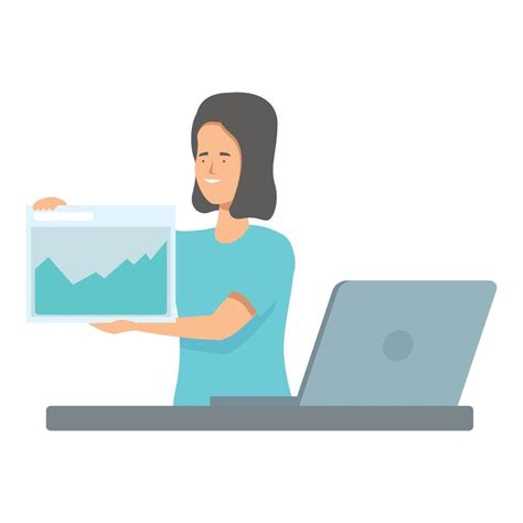 Businesswoman Presenting Positive Data Analysis Results On A Graph