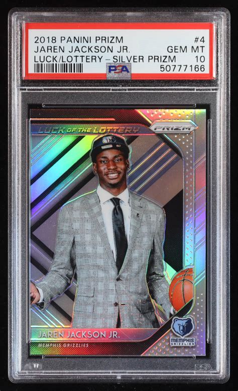 Jaren Jackson Jr 2018 19 Panini Prizm Luck Of The Lottery Prizms