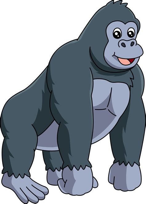 Gorilla Cartoon Clipart Vector Illustration 5561607 Vector Art At Vecteezy