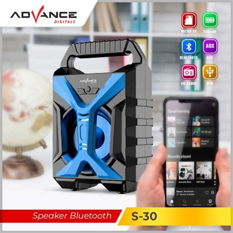 Jual Speaker Bluetooth Advance S30 Free Mic Karaoke Speaker Mic S