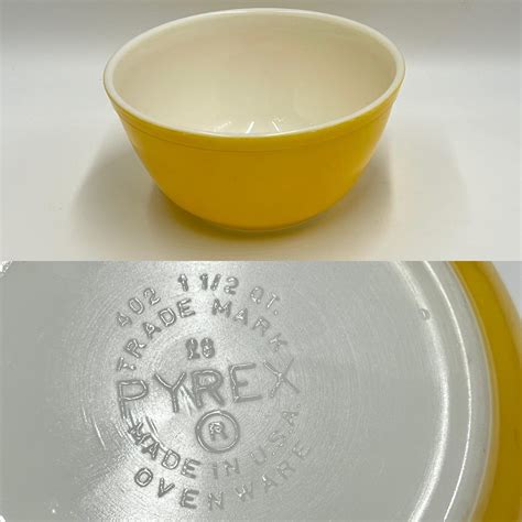 Pyrex ~ Set Of Four 4 Mixing Bowls