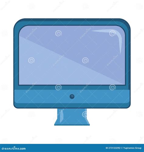Desktop Computer Tech Stock Vector Illustration Of Display 273123292