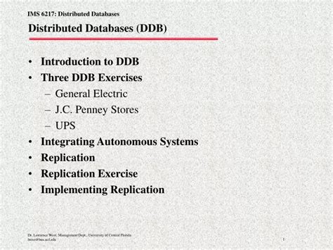 Ppt Distributed Databases Ddb Powerpoint Presentation Free