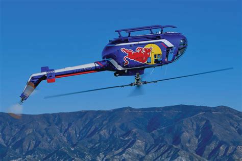 Helicopter Red Bull