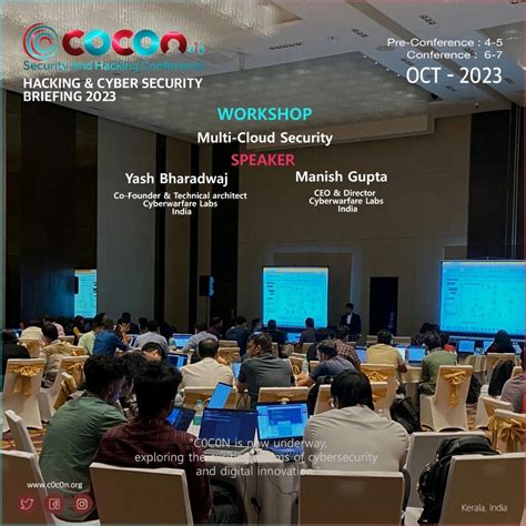 Yash Bharadwaj On Linkedin C0c0n23 Cybersecurity Multicloud Multicloudsecurity