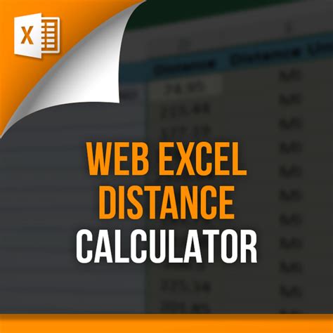 Calculate Driving Distances In Excel Excel Distance Calculators