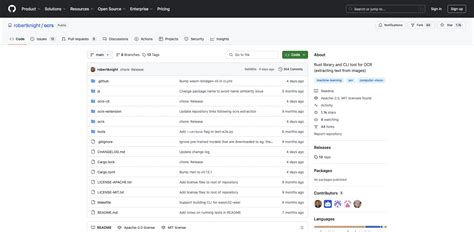 Ocrs 现代化的ocr引擎 从图像中提取文本的rust库和cli工具 懂ai