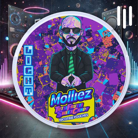 Molliez Tutti Frutti Sweet Candy Light 10mg Nicotine Pouches
