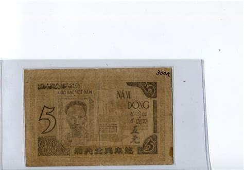 Giấy Bạc Việt Nam 5 đồng Vndcch Teh Collection Vn