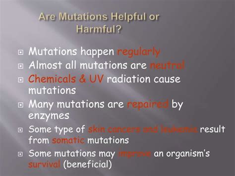 Structural Chromosomal Abberations And Mutation Pptx Genetics Science