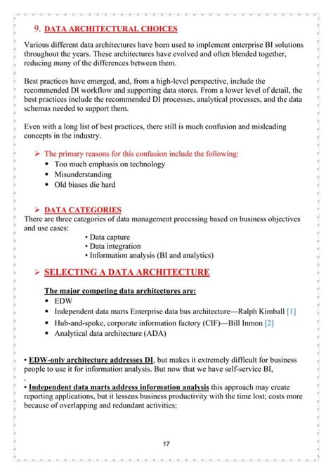 Information And Data Architecture Pdf Databases Computer Software And Applications