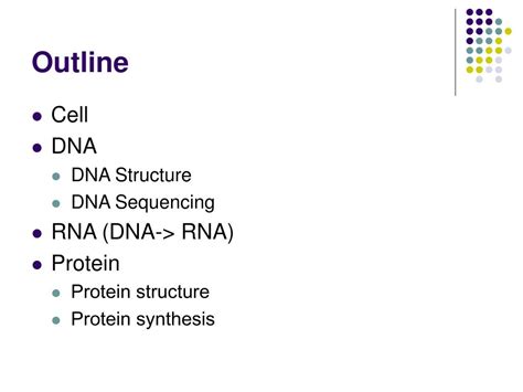 Ppt Cot 6930 Hpc And Bioinformatics Introduction To Molecular Biology Powerpoint Presentation