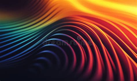 Colorful Wavy Patterns Vibrant Gradients Smooth Flowing Lines Stock Image Image Of Pattern