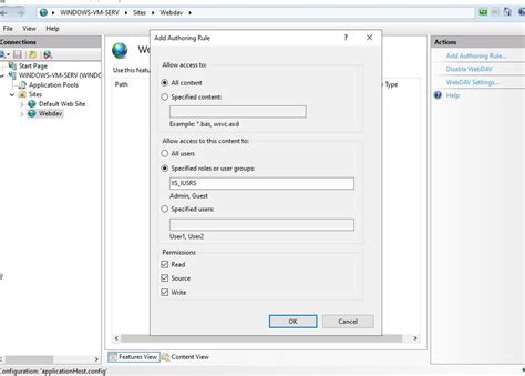 Set Up A WebDAV Server On Windows Server