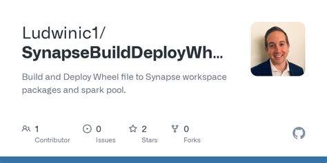 github ludwinic1 synapsebuilddeploywheel build and deploy wheel file