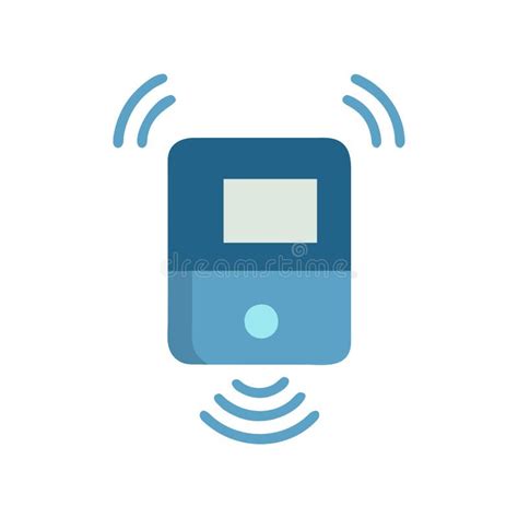 Comprehensive Motion Detector Icon For Monitoring Stock Illustration