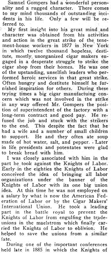 Samuel Gompers Papers