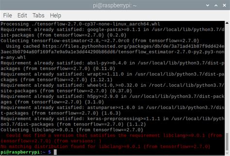 tf 2 7 0 fails on raspberry pi 4 64 os · issue 43 · pinto0309