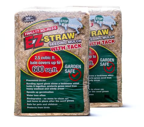 Ez Straw Seeding Mulch With Tack Biodegradable Organic