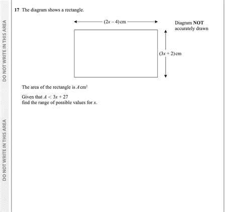 Solved 17 The Diagram Shows A Rectangle 2x 4 Cm Diagram