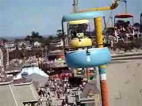Santa Cruz Beach Boardwalk Ride Sky Glider 2007 Youtube