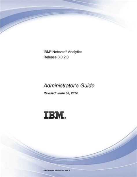 Ibm Netezza Analytics Administrators Guide Pdf