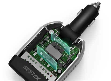 Bestek 75w Power Inverter With 2 Usb Ports