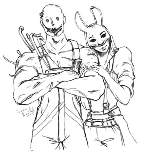 Dead By Daylight Coloring Pages Dead By Daylight Coloring Pages