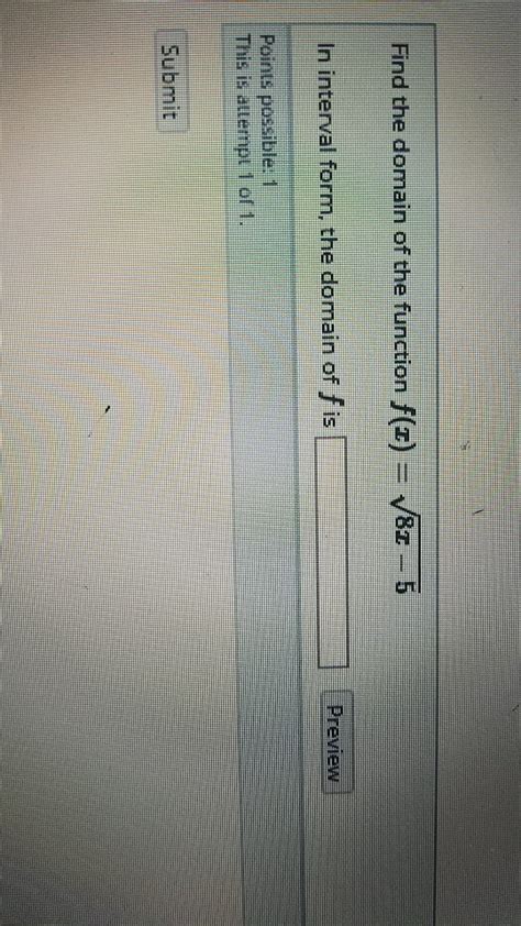 Solved Functions And Function Notation Due Date 2exam 1 2