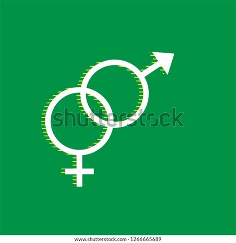 Sex Symbol Sign Vector White Flat Stock Vector Royalty Free Shutterstock