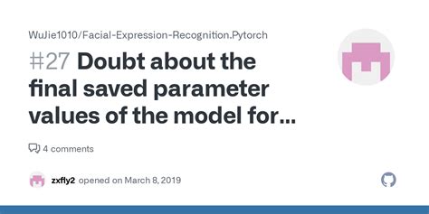Doubt About The Final Saved Parameter Values Of The Model For The