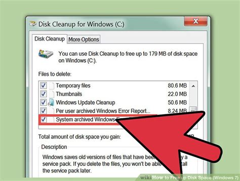 How To Free Up Disk Space Windows 7 With Pictures WikiHow