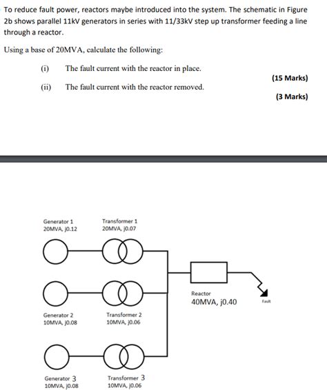Solved To Reduce Fault Power Reactors Maybe Introduced Into