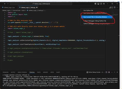 Using The Saleae Automation Api Interactively Saleae Logic 2