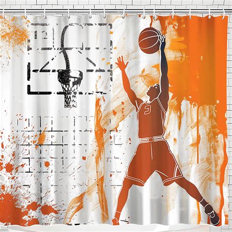 Take Your Bathroom To The Next Level With Our Slam Dunk Shower Curtain