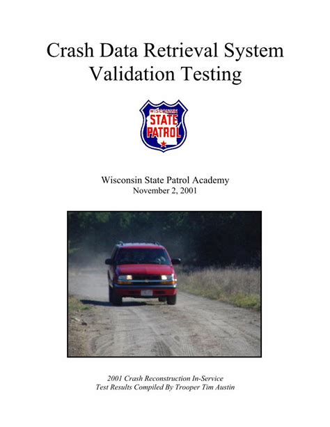 pdf crash data retrieval system validation testing dokumen tips