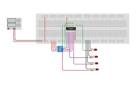 circuit design 106120056 binary to gray code tinkercad